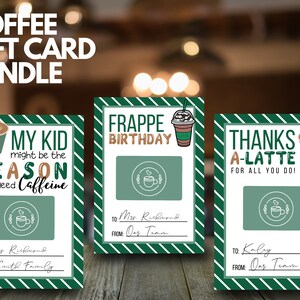 Thanks a Latte | Starbucks Coffee Gift Card Holder | Teacher ...