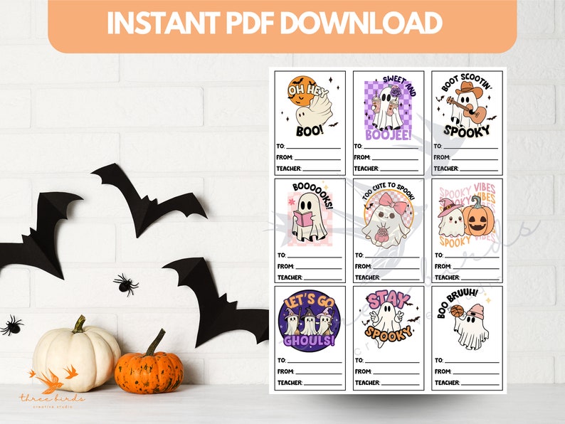 Editable Halloween Boo Gram Template, Candy Gram, School Fundraiser ...