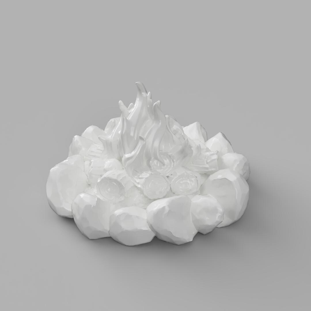 STL Campfire 3D Print Tabletop Gaming - Etsy