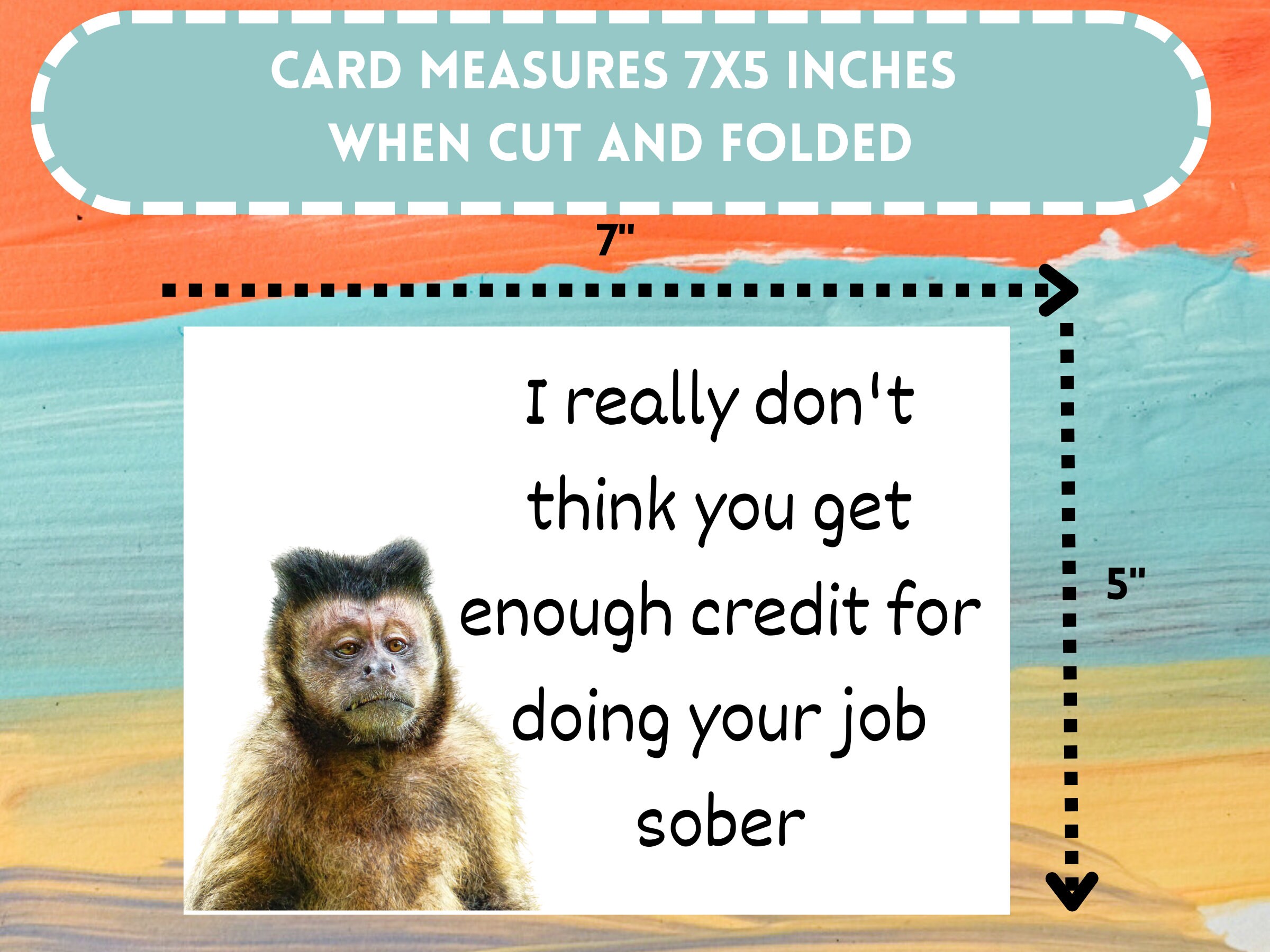 Funny Boss's Day Card | PRINTABLE Greeting Card for Coworker | Bored ...