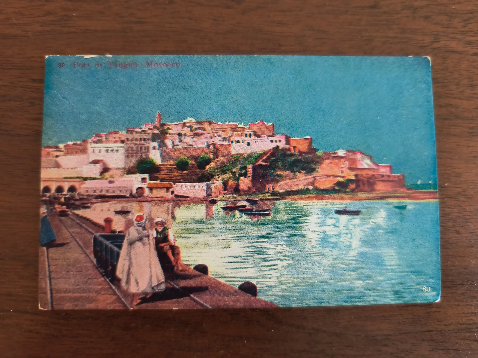Vintage Postcard Port of Tangier, Morocco 1910s - Etsy