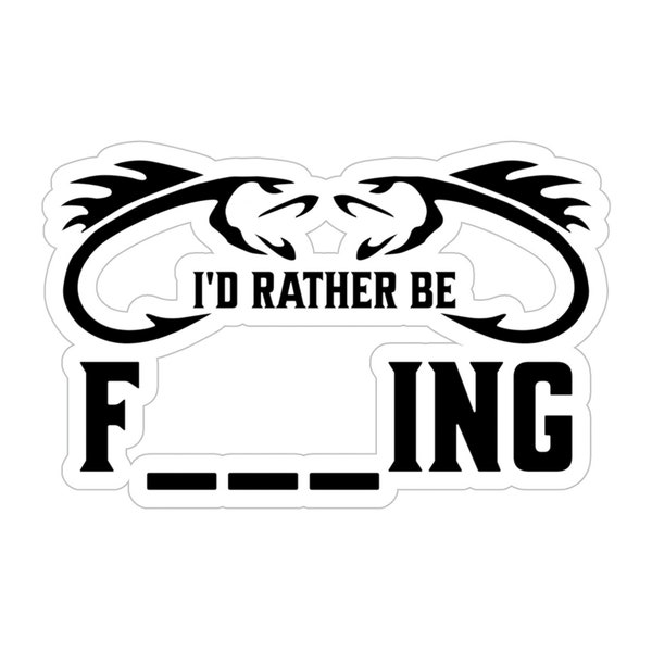 Funny Fishing Decal - Etsy