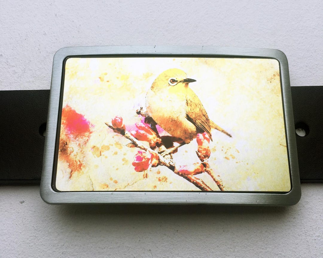 Belt Buckle Bird Drawing, Wildlife, Nature, Belt Buckle for Men, Women ...