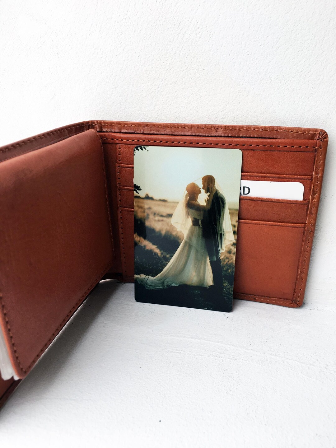 Personalized Metal Wallet Card With Photo and Message, Card ...