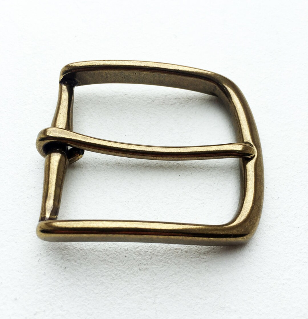 Classic Solid Brass Belt Buckle 40mm, Men's and Women's Belt Buckles - Etsy
