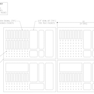 CNC File Drawer Organizer SVG DXF - Etsy