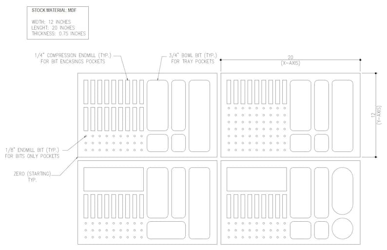 CNC File Drawer Organizer SVG DXF - Etsy