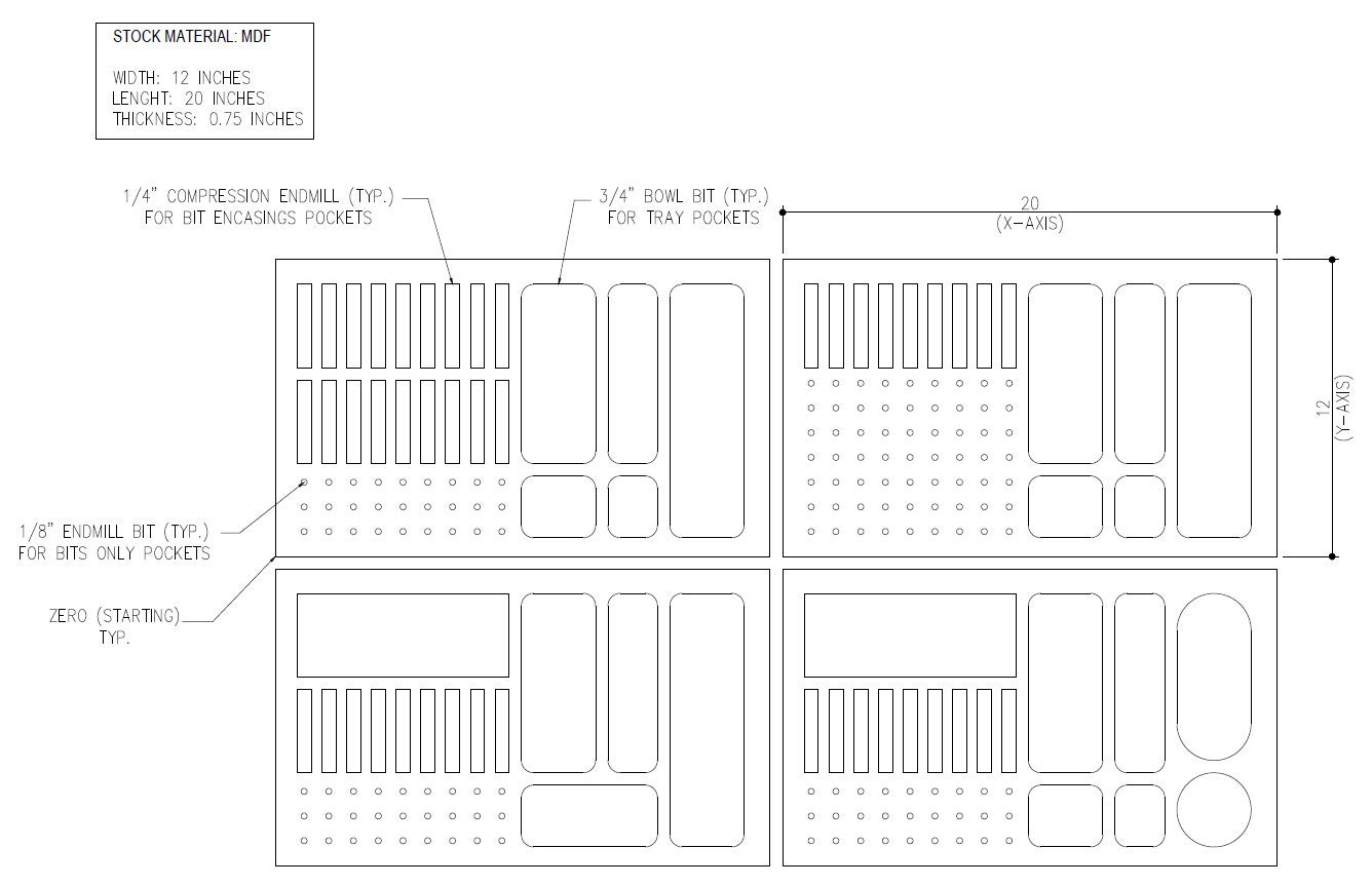 CNC File Drawer Organizer SVG DXF - Etsy