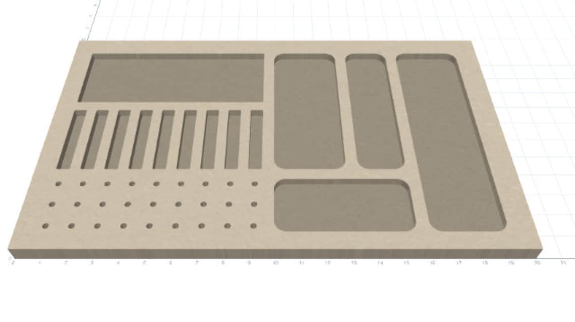 CNC File Drawer Organizer SVG DXF - Etsy