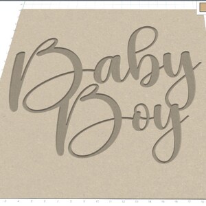 Baby Boy Sign SVG PDF DXF - Etsy