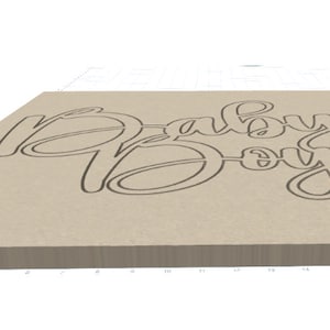 Baby Boy Sign SVG PDF DXF - Etsy