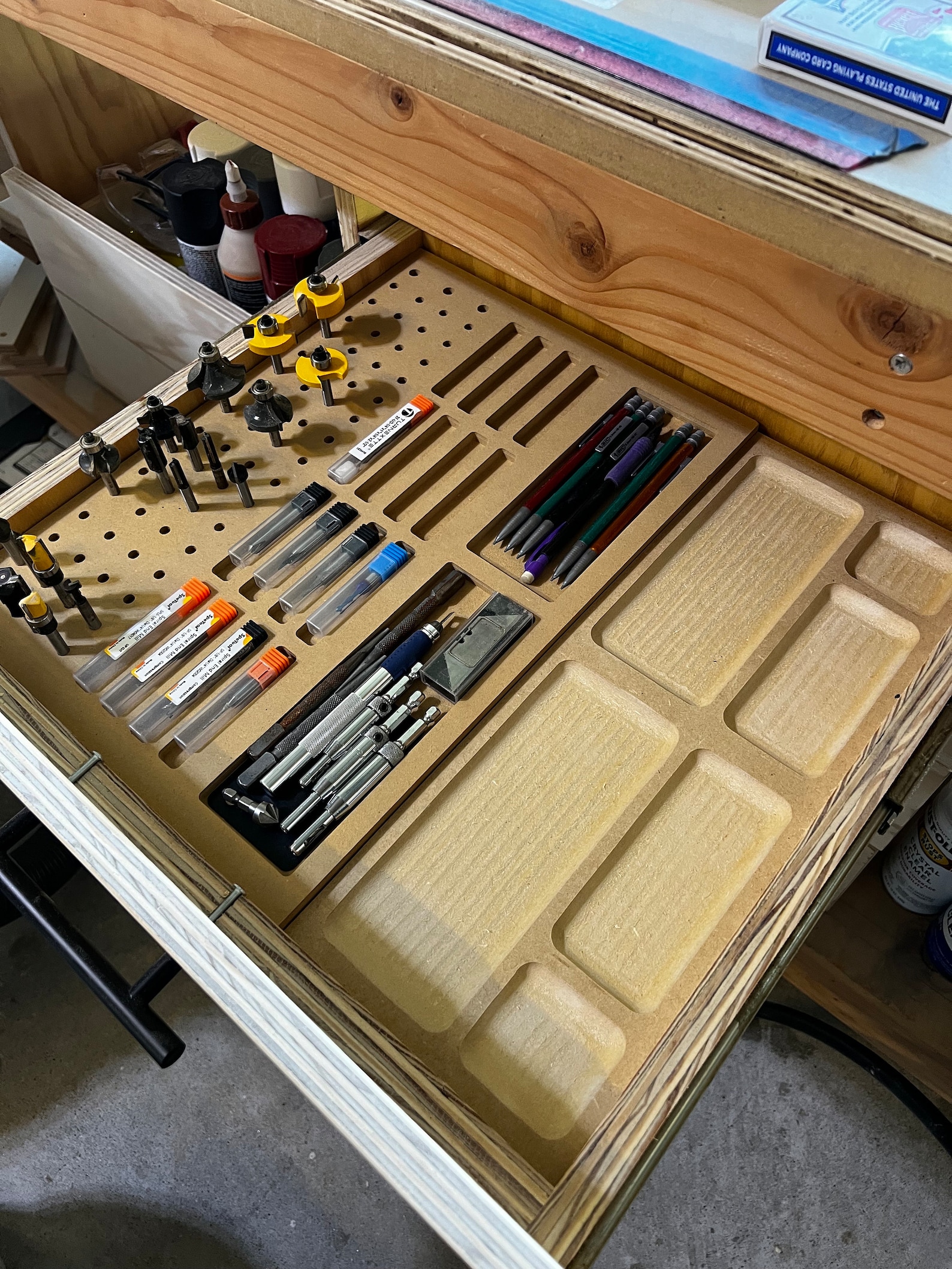 CNC File Drawer Organizer SVG DXF - Etsy