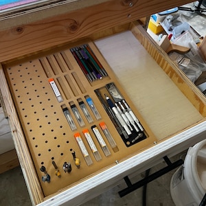 CNC File Drawer Organizer SVG DXF - Etsy