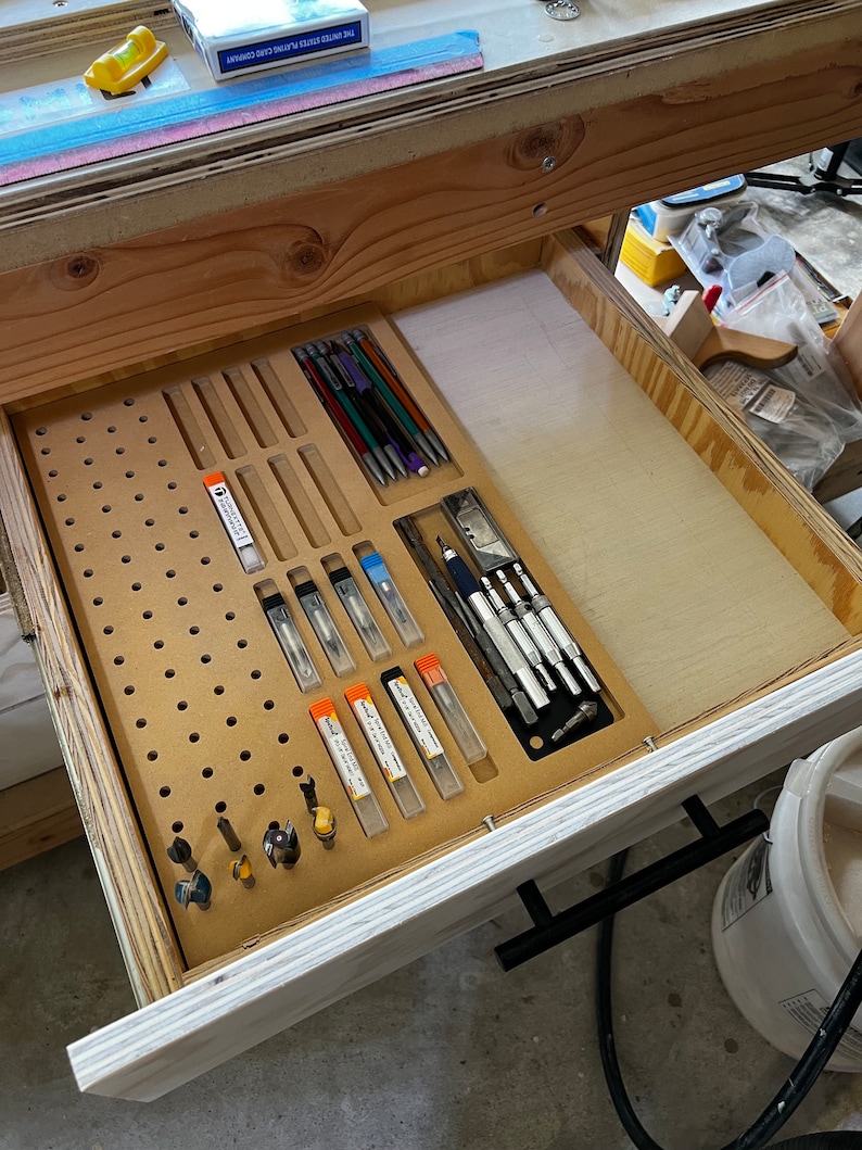 CNC File Drawer Organizer SVG DXF - Etsy