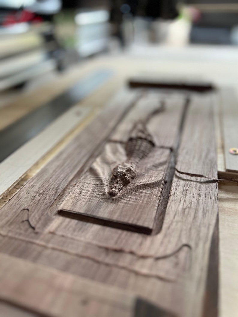 3D Crocodile Swimming STL, 3D Relief, CNC Carving - Etsy Canada