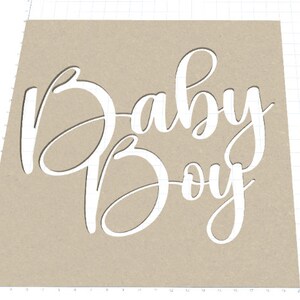 Baby Boy Sign SVG PDF DXF - Etsy