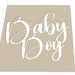 Baby Boy Sign SVG PDF DXF - Etsy