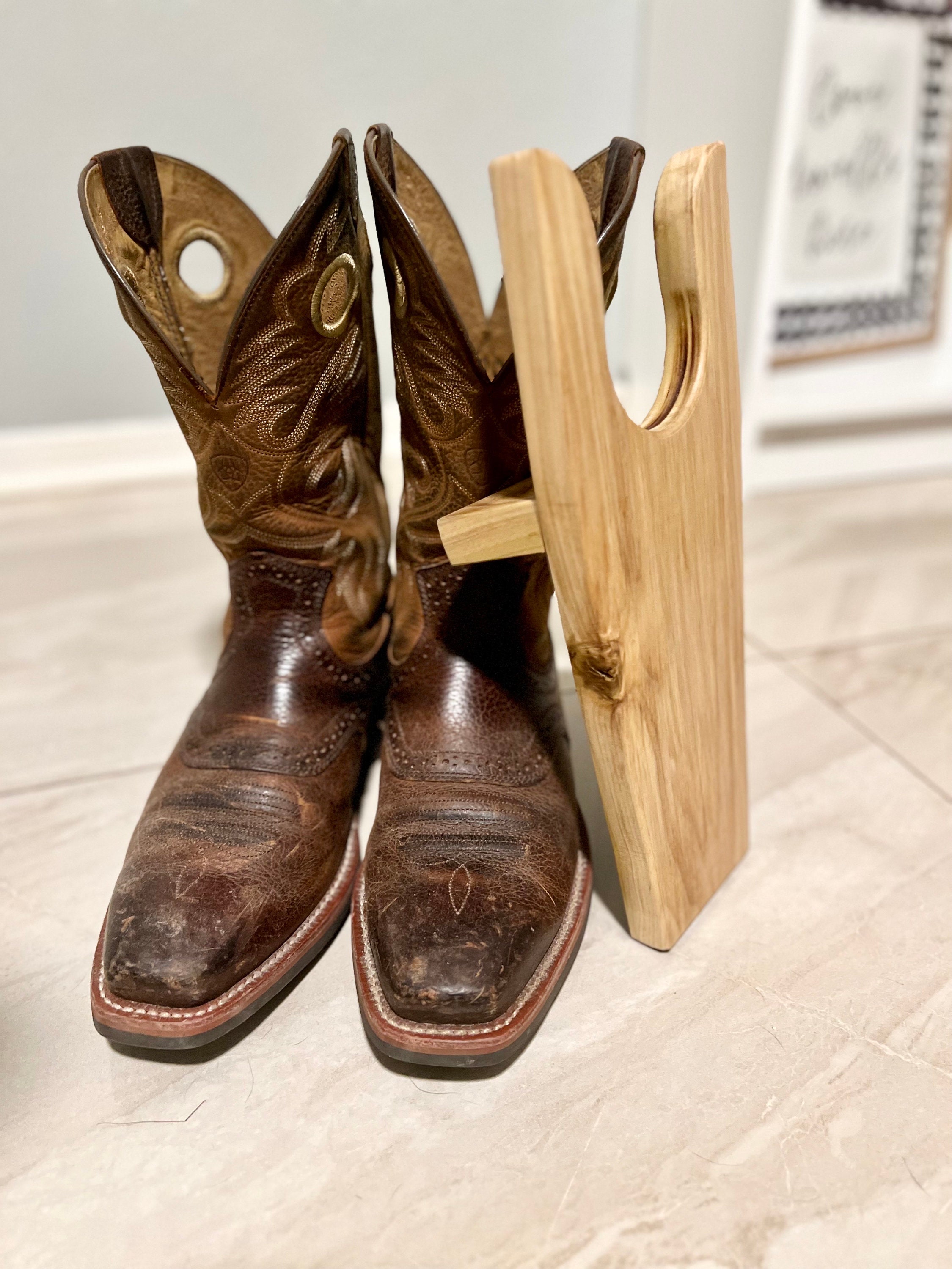 Handmade Wooden Boot Jacks - Etsy