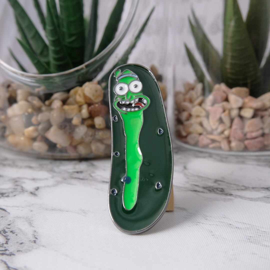 Rick and Morty Pickle Rick Pin Badge Rick and Morty Lapel - Etsy
