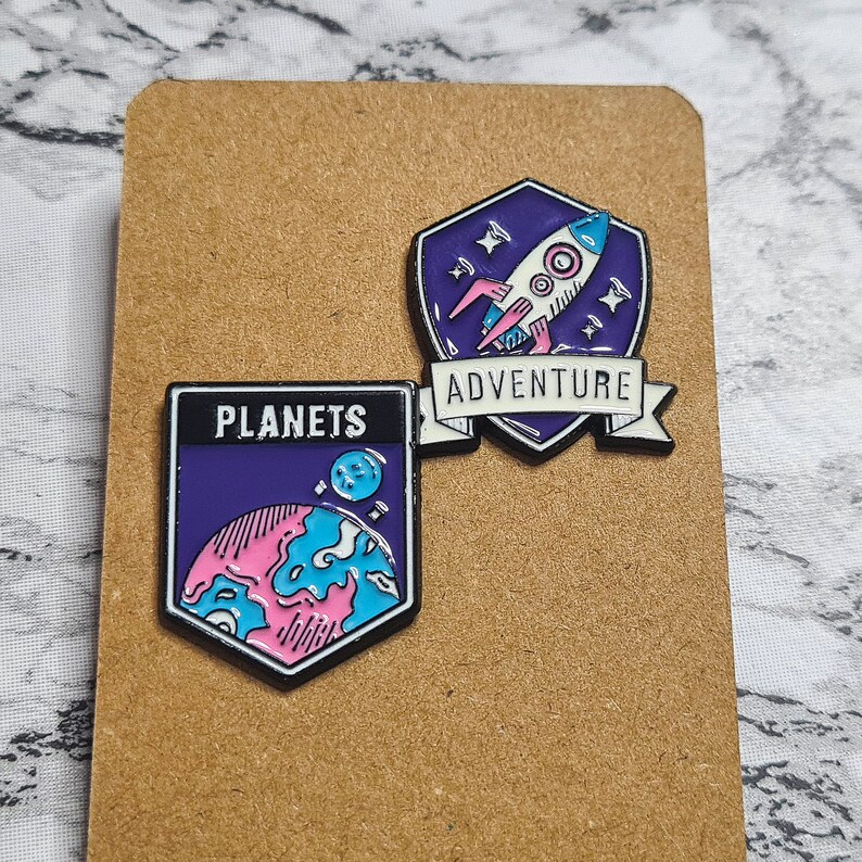 Space Exploration Enamel Pins Backpack Anime Pins Badges - Etsy