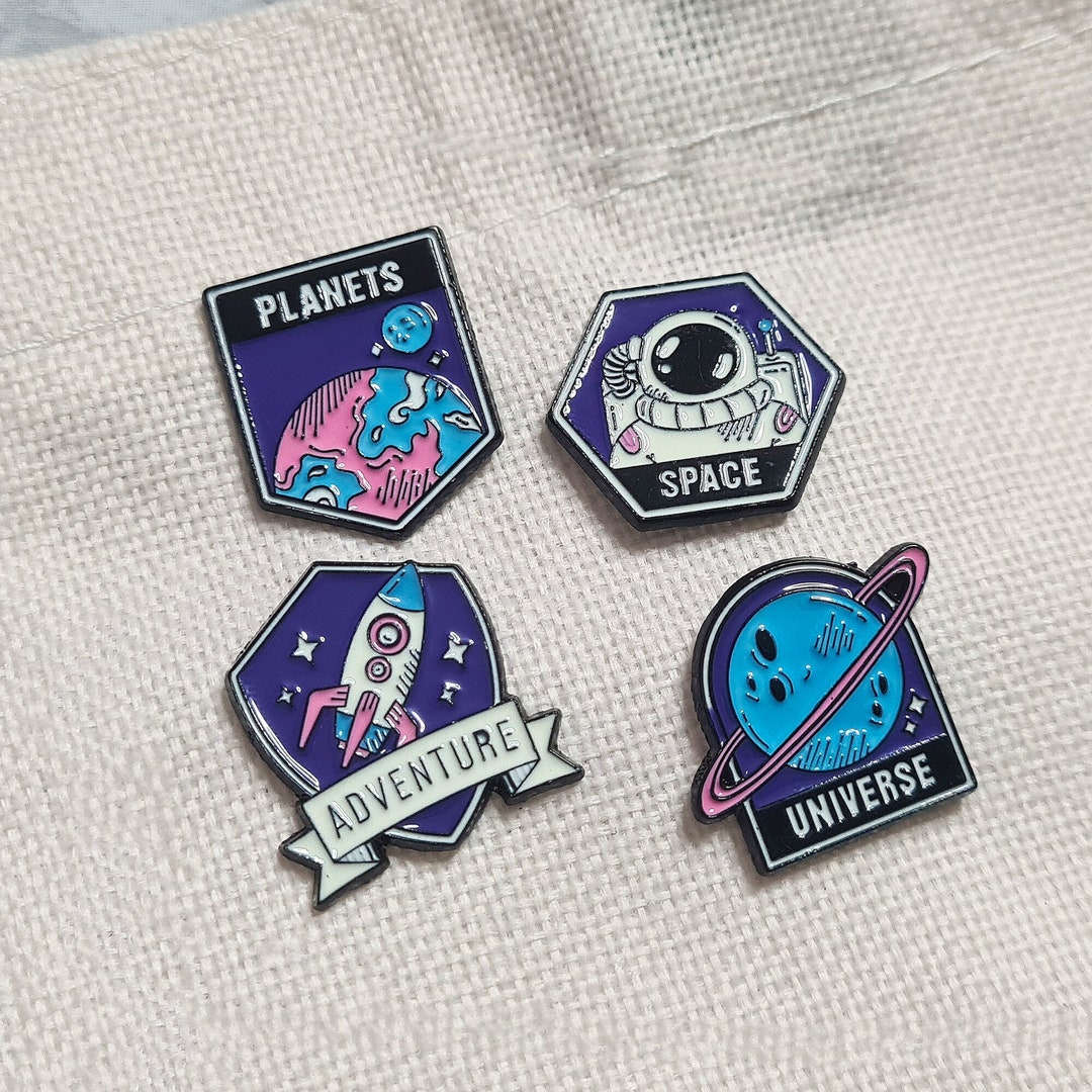 Space Exploration Enamel Pins Backpack Anime Pins Badges - Etsy