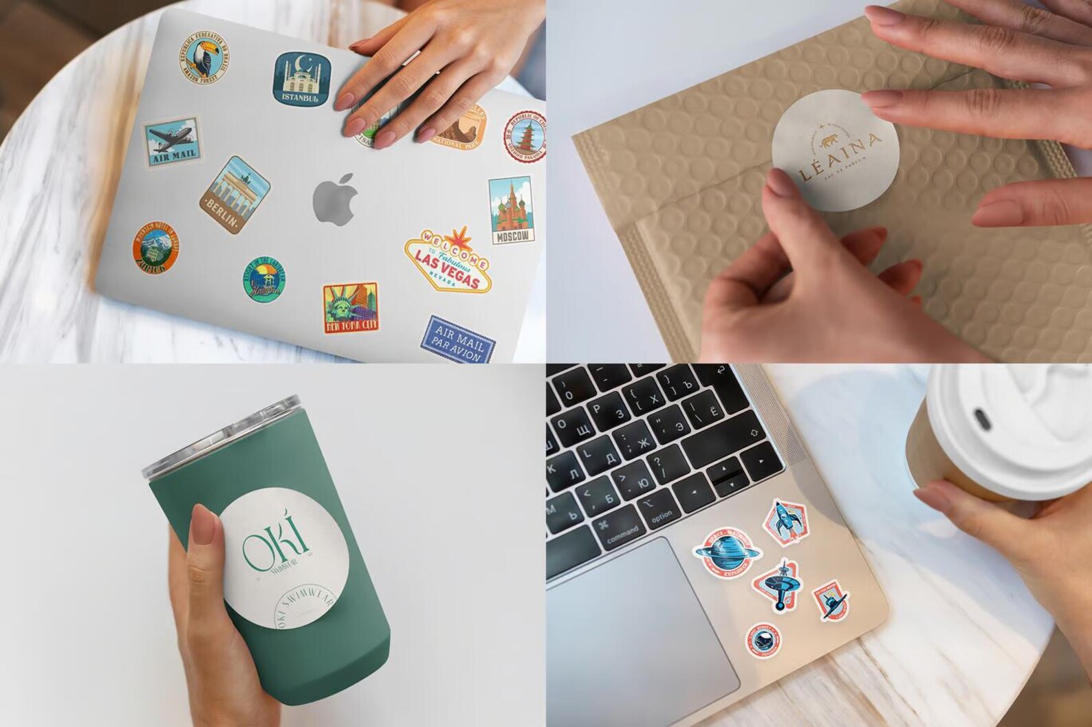 Sticker Mockups Pack - Etsy