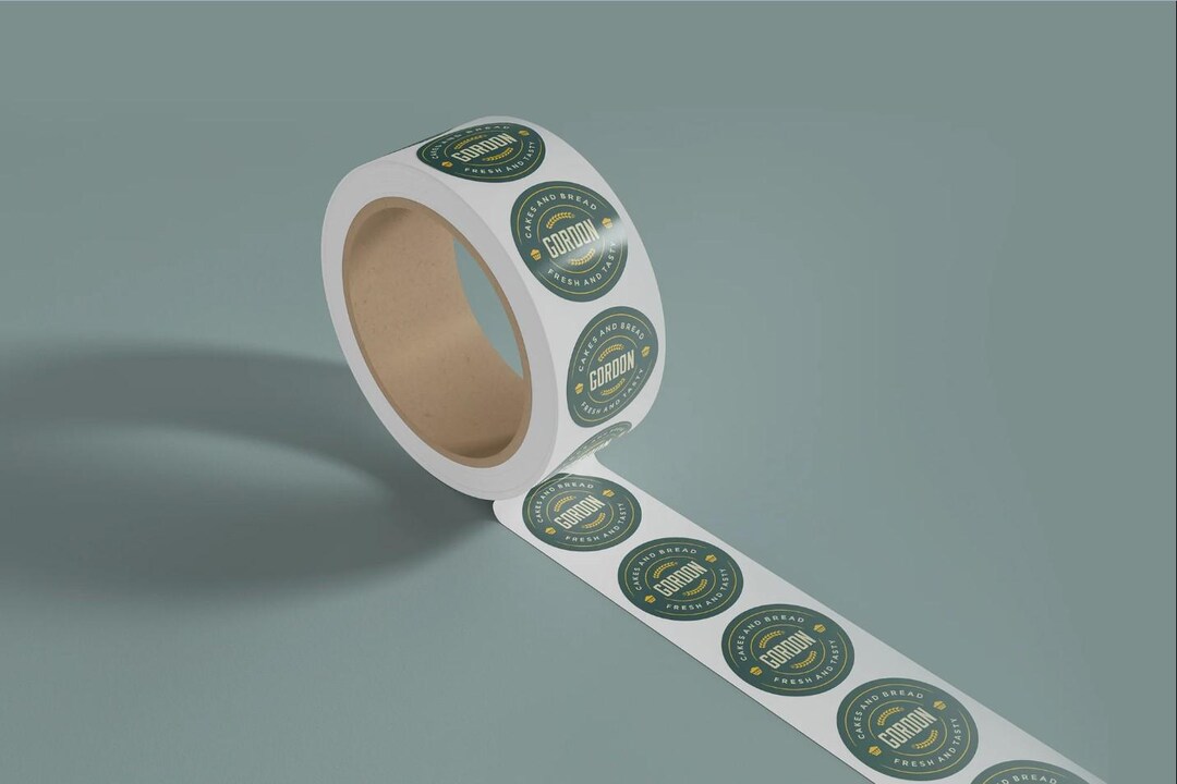 Sticker Roll Mockup - Etsy