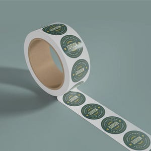 Sticker Roll Mockup - Etsy