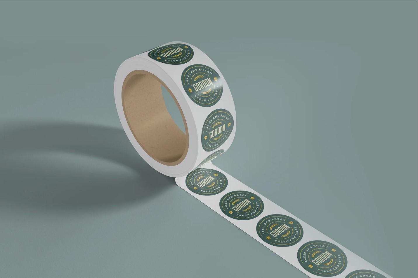 Sticker Roll Mockup - Etsy
