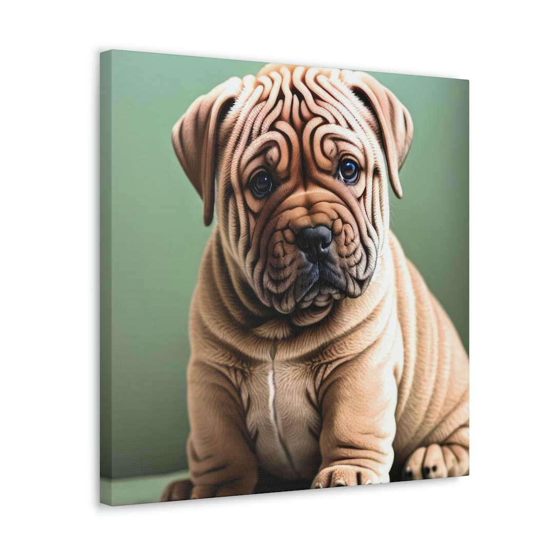 Canvas Gallery Wrapped Dog Art | Puppy Love on Canvas: Discover Our ...