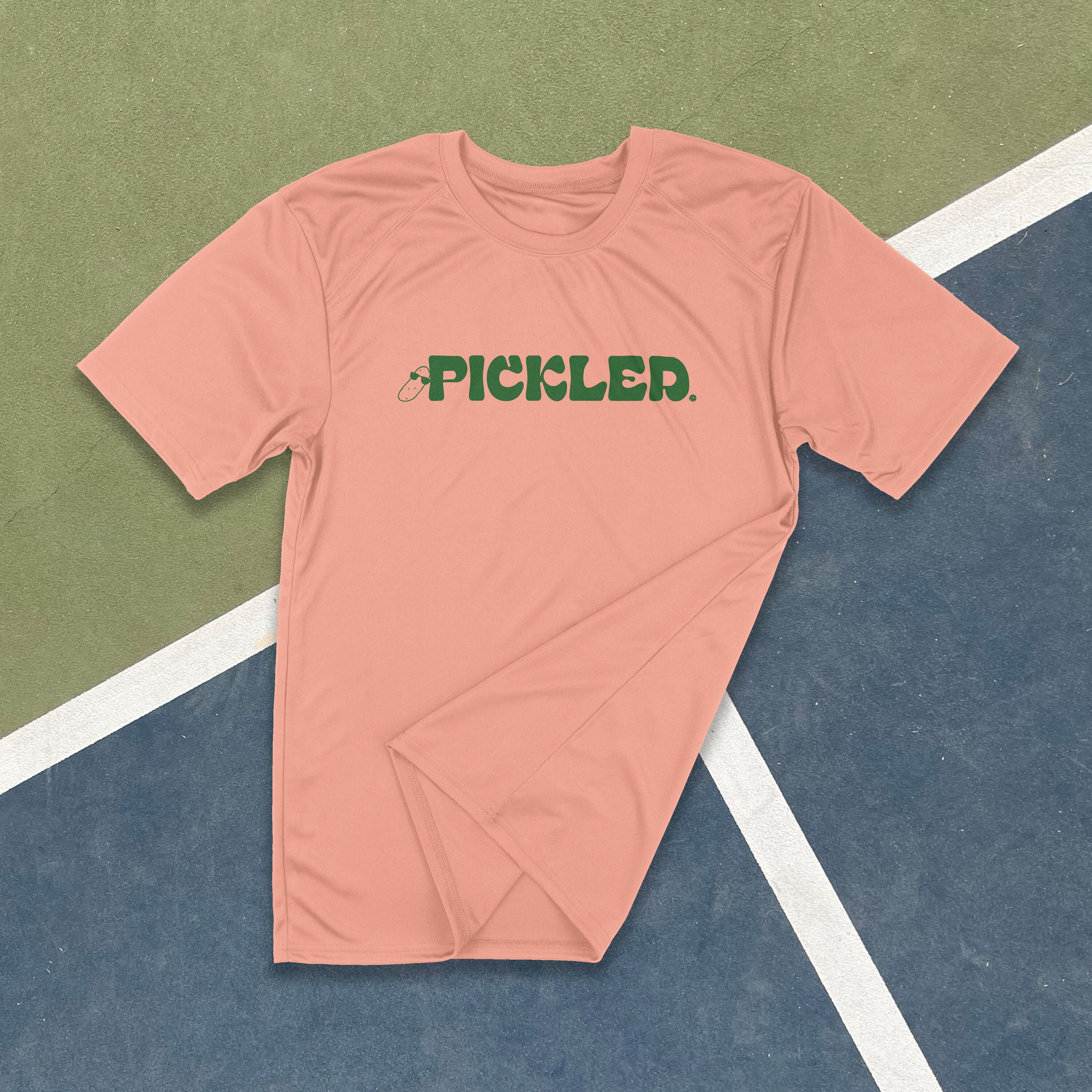 Pickled Logo Performance Pickleball Tee - Etsy