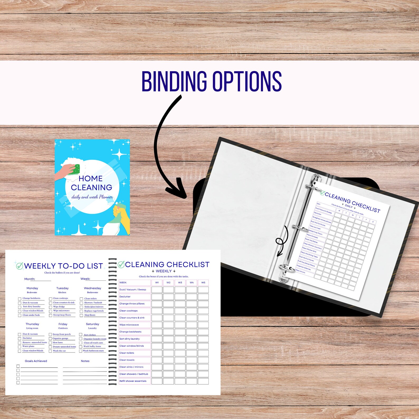 Cleaning Guide, Cleaning List PDF, Home Tidy Guide, Cleaning Checklist ...