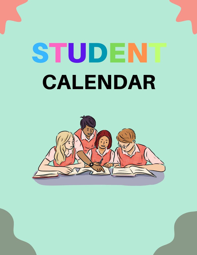 Printable Student Planner, School Planner, Assignment Tracker, Homework ...