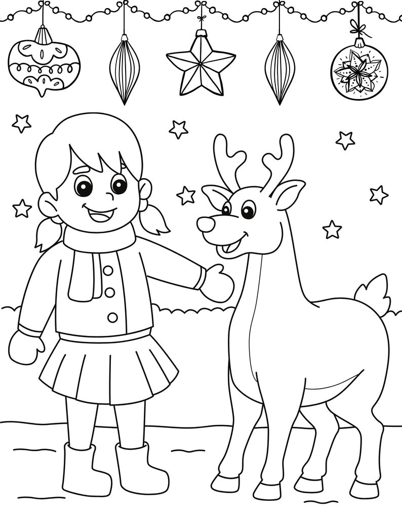 Christmas Coloring Pages, Kids Coloring Pages, Christmas Coloring ...