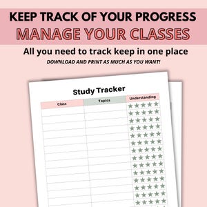 Printable Student Planner, School Planner, Assignment Tracker, Homework ...