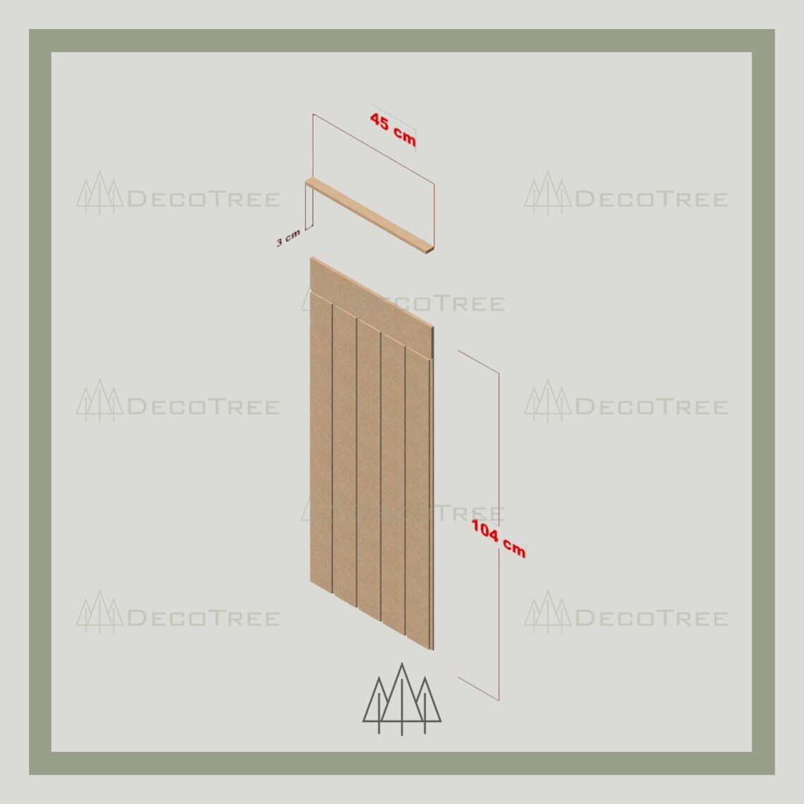 Pre-cut Factory Primed Wall Paneling Kit, Wall Molding Custom, Living ...