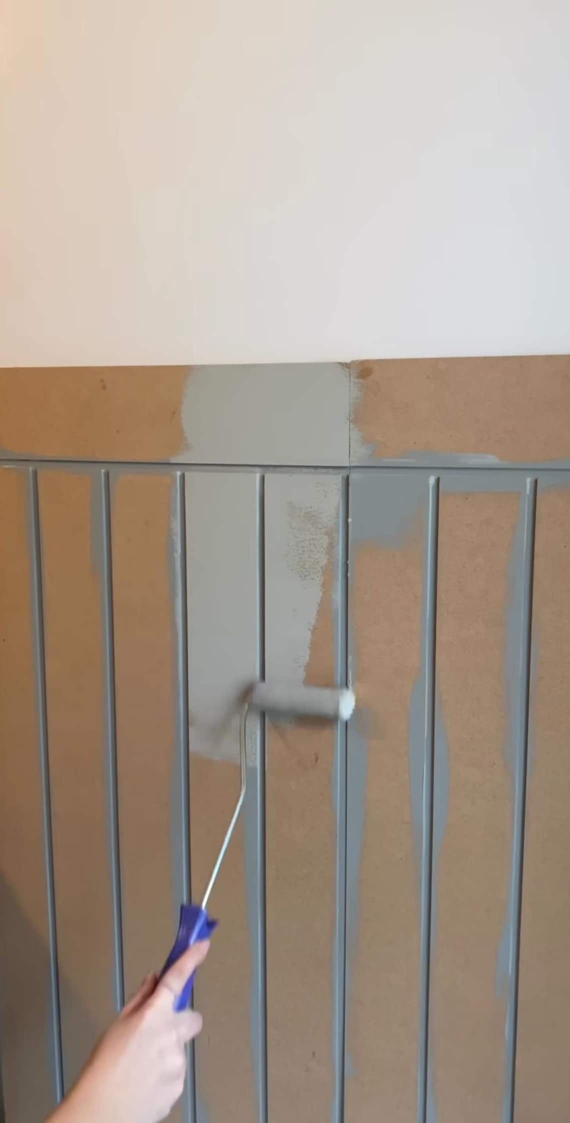 Pre-cut Factory Primed Wall Paneling Kit, Wall Molding Custom, Living ...