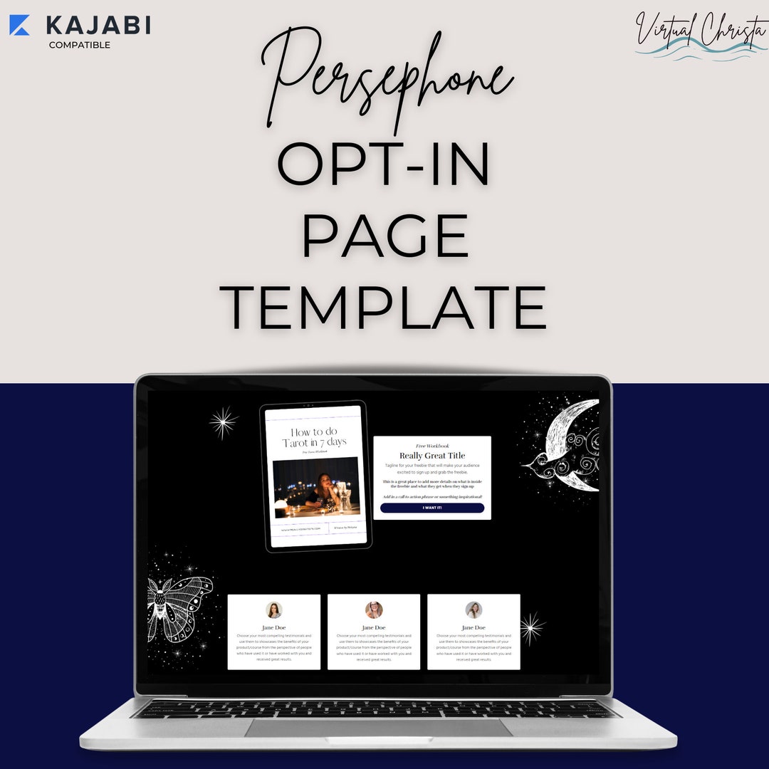 Kajabi Opt-in Page Template Opt-in Funnel for Online Coaches ...