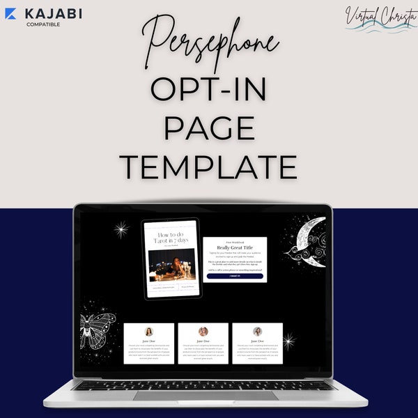 Kajabi Template Opt In - Etsy