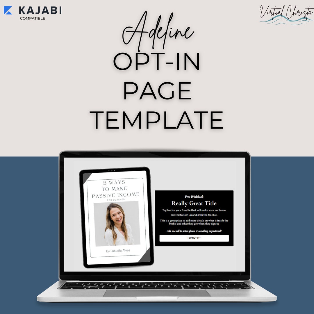 Kajabi Opt-in Page Template | Opt-in Funnel for Online Coaches ...