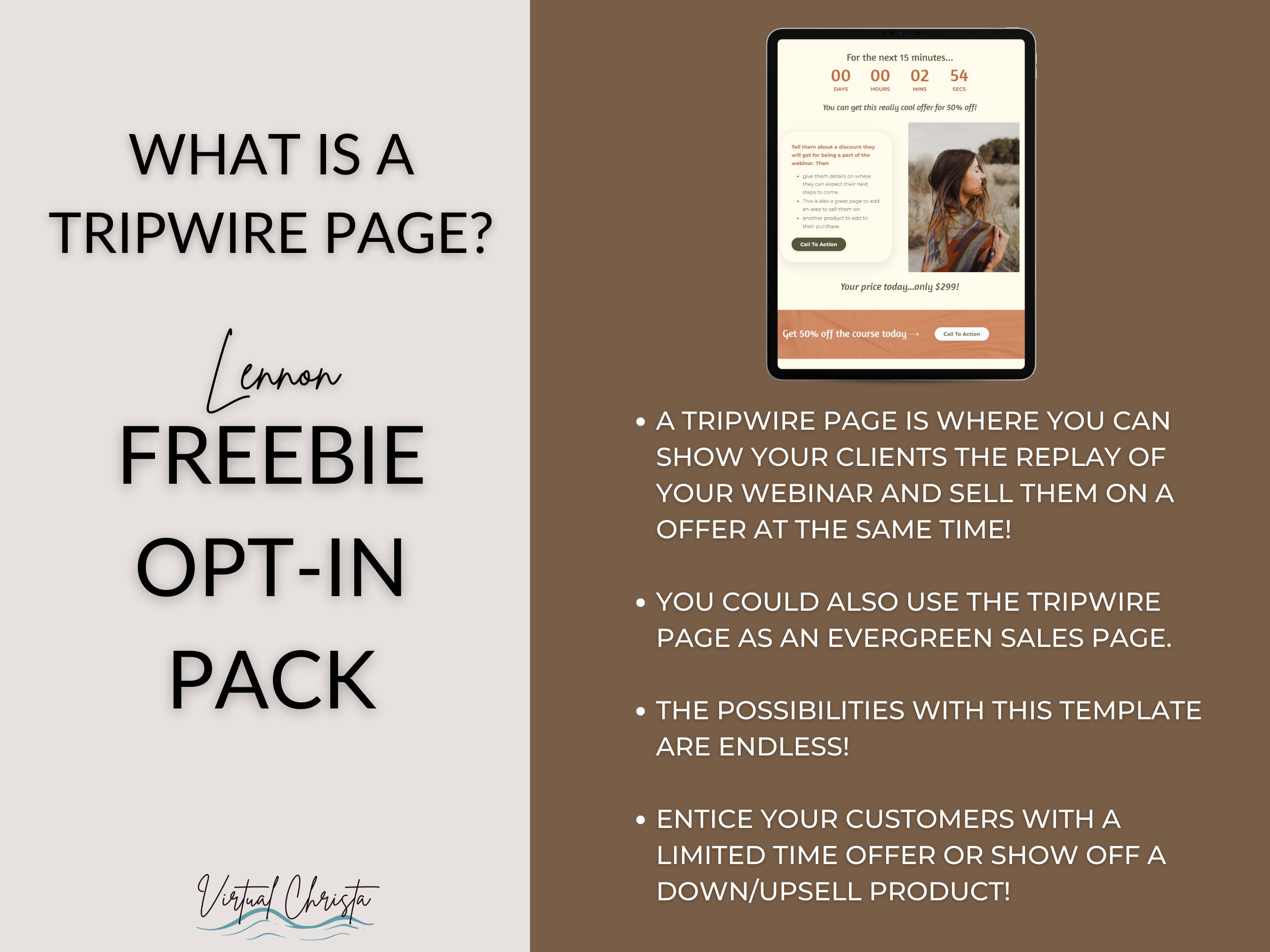 Kajabi Freebie Opt-in Page Template | Opt-in Funnel for Online Coaches ...