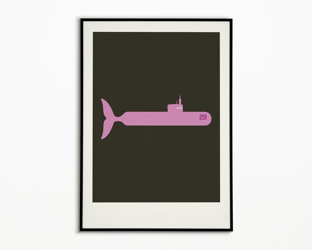 Submarine Poster Poster Brittany Fine Art Print 40x60cm - Etsy