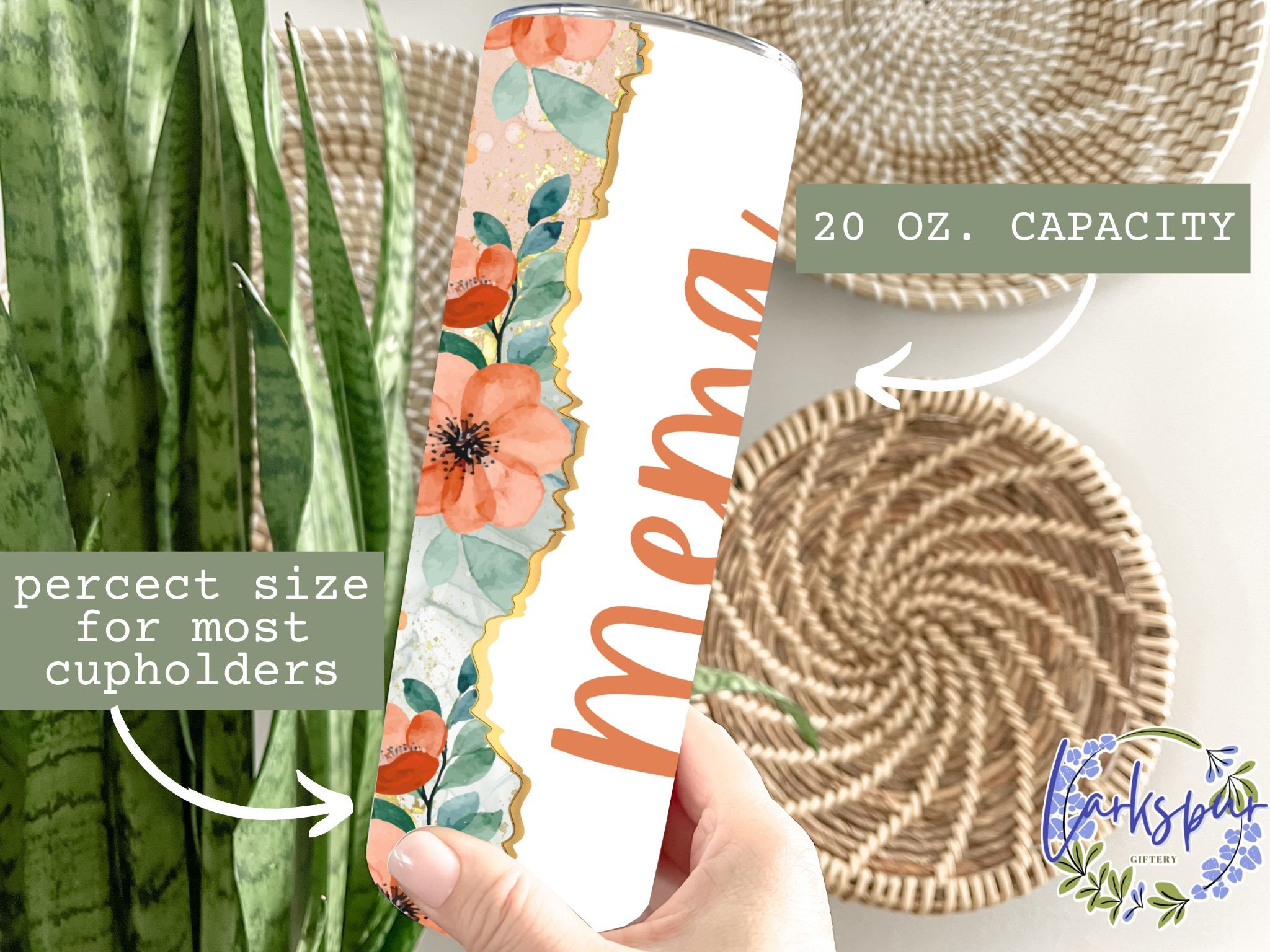 Mema Tumbler, Mothers Day Gift, Personalized Mema Gift, New Mema Gift, Birthday Gifts for Mema ...