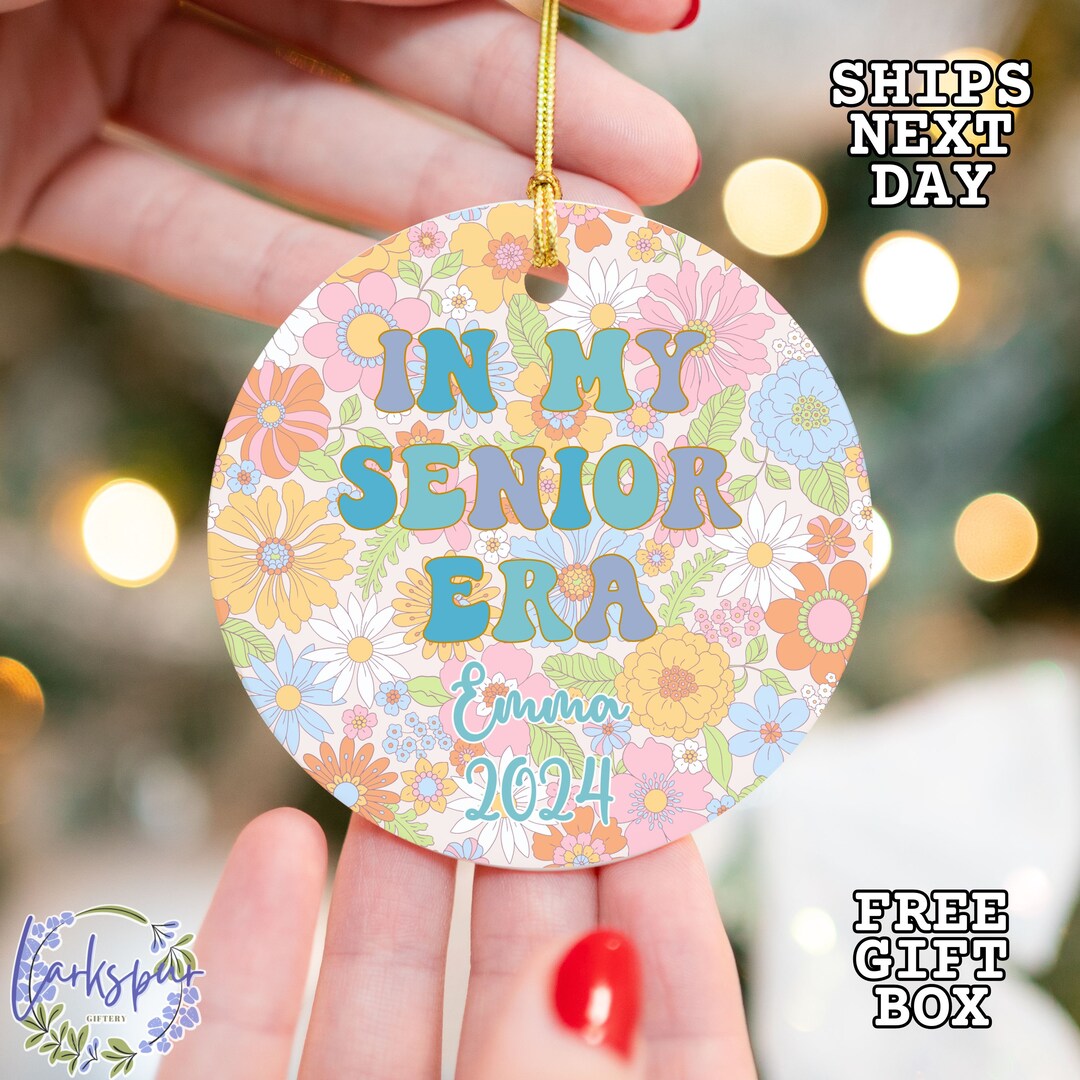 Class of 2024 Ornament, in My Senior Era Christmas Ornament ...