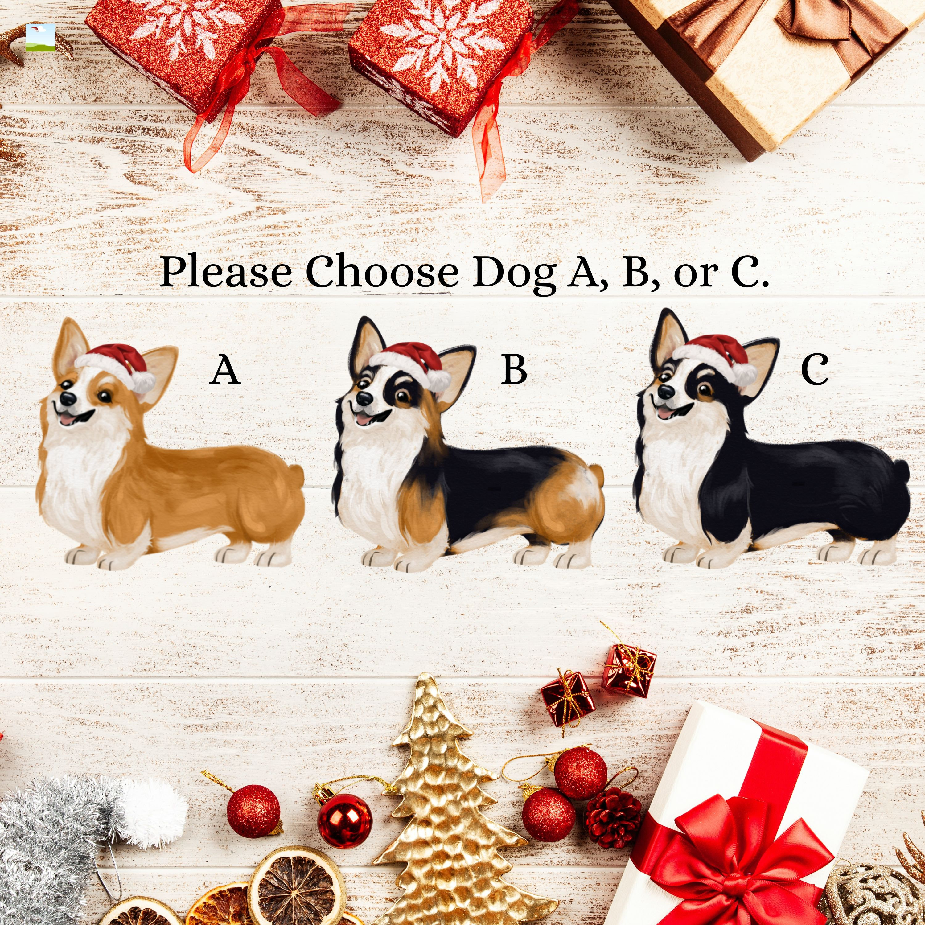 Corgi Christmas Ornament Corgi Christmas Personalized Dog - Etsy