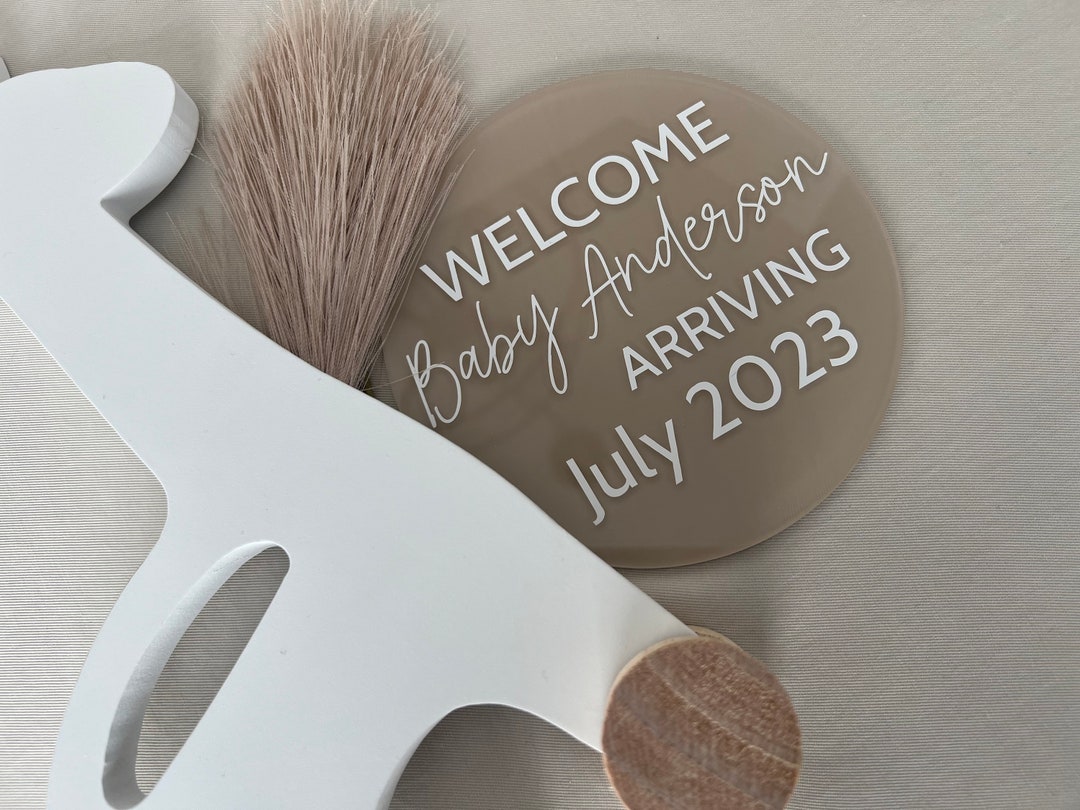 Pregnancy Announcement, Acrylic Pregnancy Announcement, Baby ...