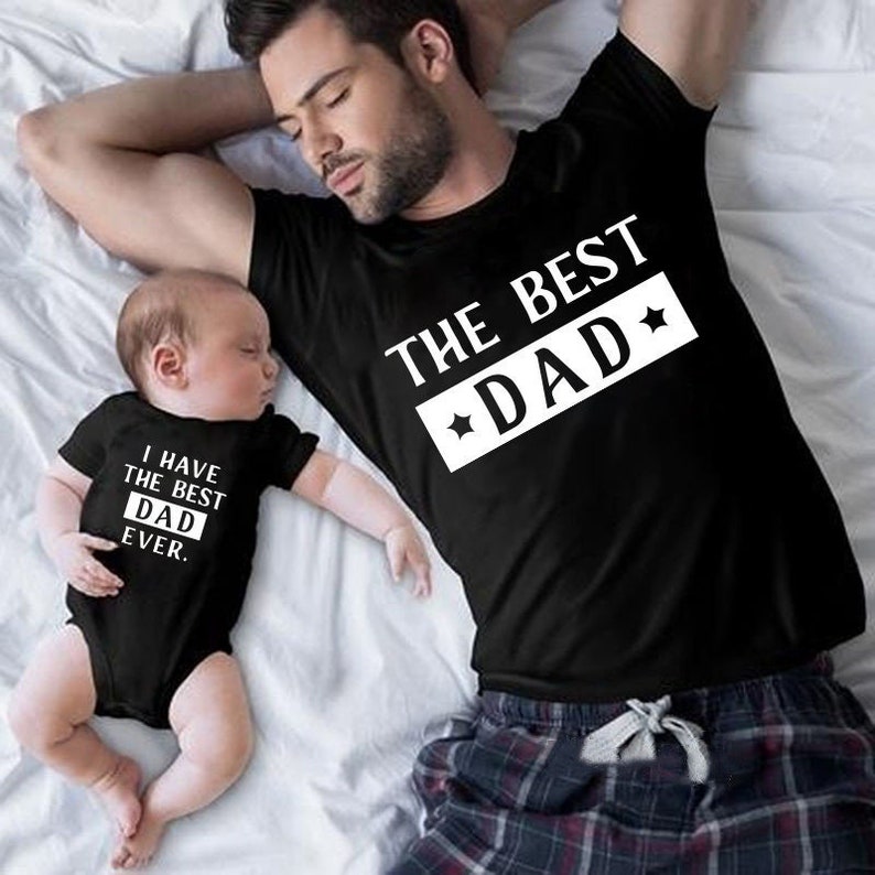 Father Day Tshirt Best Dad Ever Tshirt Family Clothes Matching Family ...