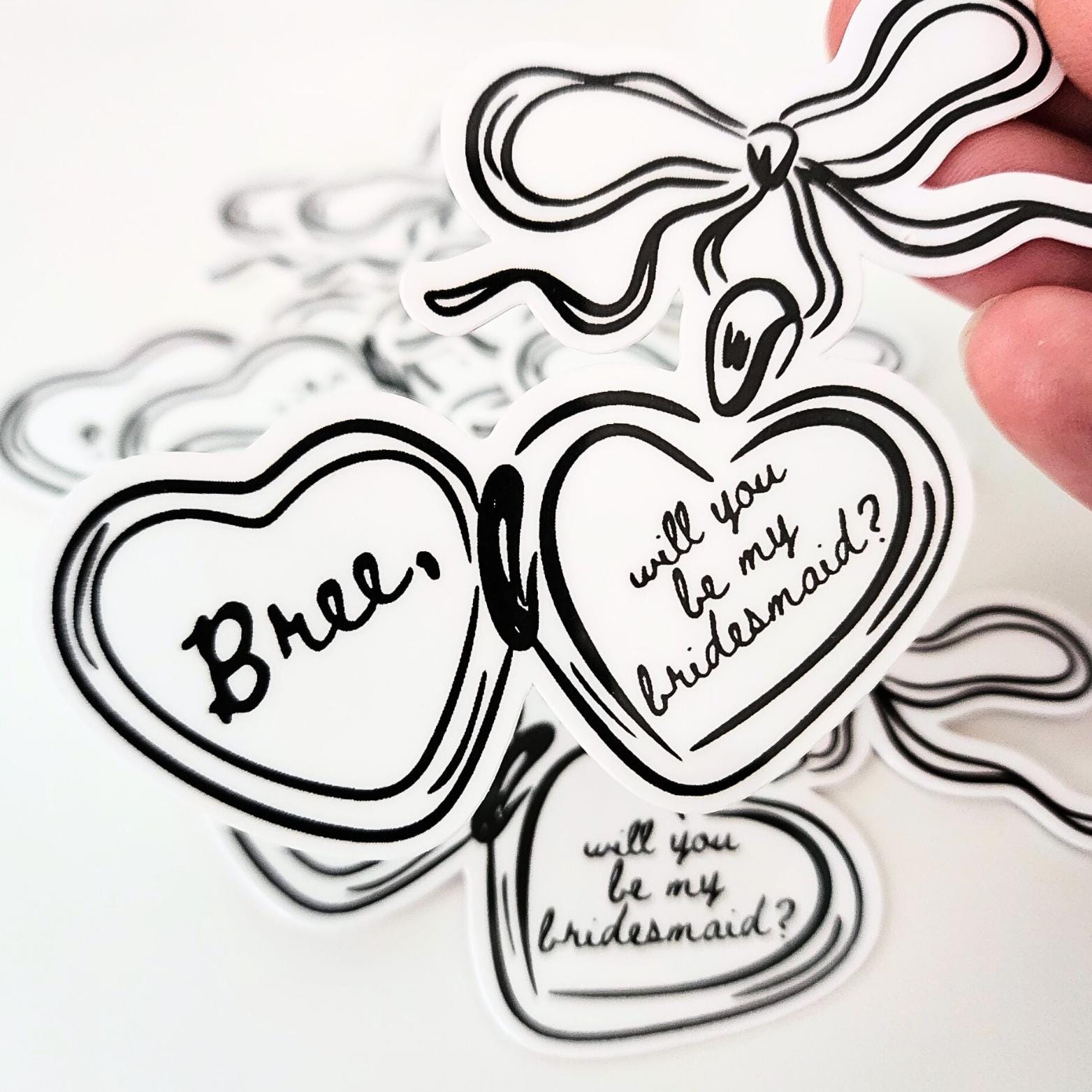 Custom Bridesmaid Proposal Sticker for Bridesmaid Box Bridesmaid ...