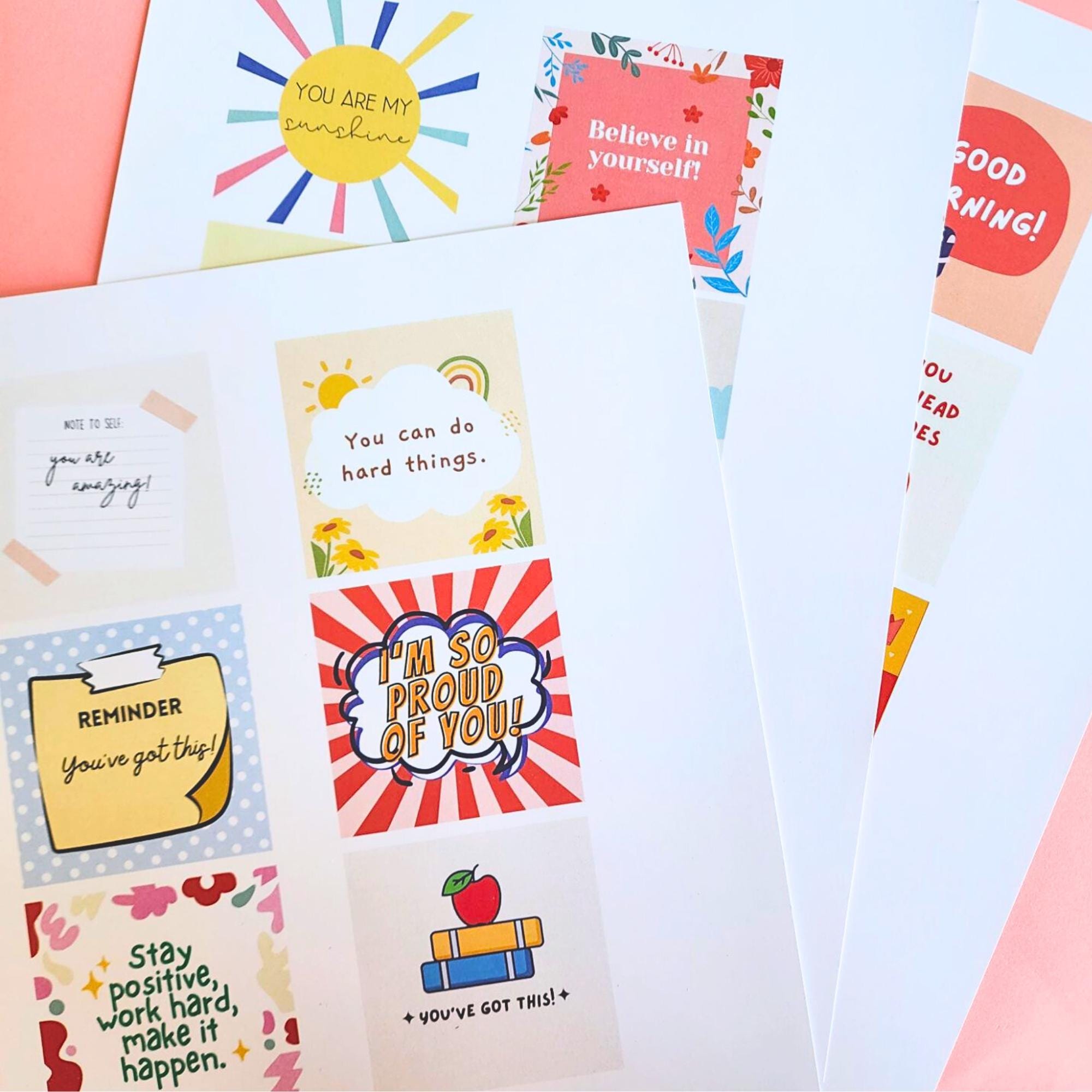 Classroom Affirmation Cards Student Encouragement Cards Printable ...