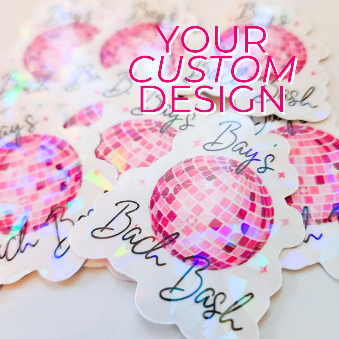 Custom Sticker for Birthday Party Favor Personalized Birthday Sticker ...